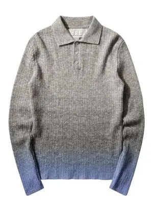 ERL Ribbed Knit Polo Sweater