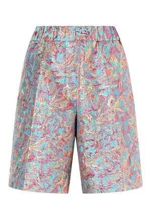 Dries Van Noten Jacquard Bermuda Shorts - Multi-color