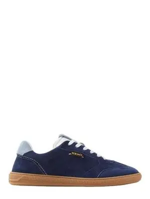 Versace Versace Greca Court Lace-Up Sneakers Blue