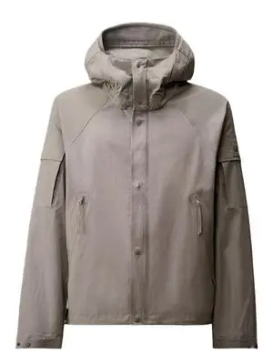 C.P. COMPANY Zip Pocket Hooded Jacket - Gray