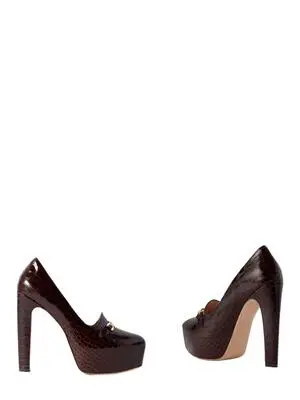 TOM FORD Studded Leather Platform High Heels - Black