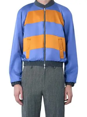 Dries Van Noten Reversible Bomber Jacket - Grey