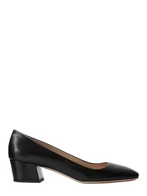 Gabriela Hearst Gabriela Hearst Leather Pumps With Block Heel Black
