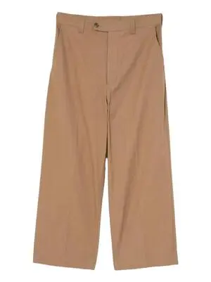Comme Des Garçons Homme Wide Leg Trousers - Green