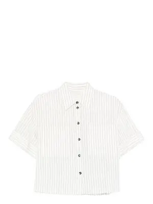 Liu Jo Striped Button-down Shirt - White
