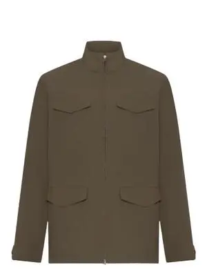 Herno Four-pocket Zipped Jacket - Brown