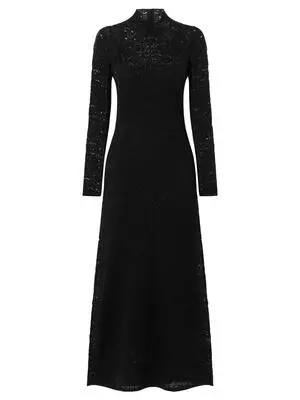 Gabriela Hearst Anya Wool And Cashmere-blend Maxi Dress - Black