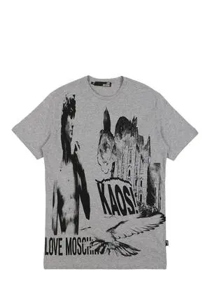 Moschino Printed T-shirt - Gray