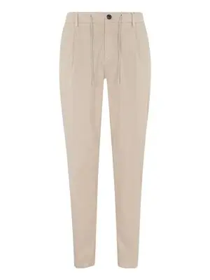 Eleventy Drawstring Tapered Trousers - Nude
