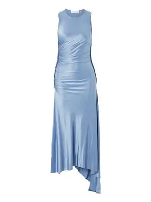 VICTORIA BECKHAM Victoria Beckham Ruched Asymmetrical Dress