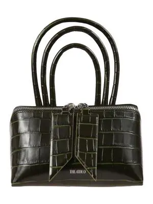 ATTICO Attico Embossed Zip-Up Tote Bag