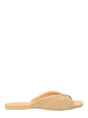 Loewe Raffia-effect Slip-on Sandals - Natural Color