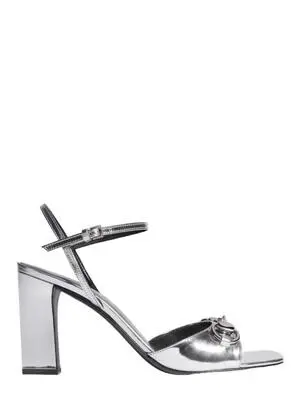 Gucci Signora Sandal - Metallic Silver