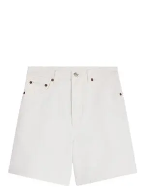 CELINE Celine High-Waisted Denim Shorts With Stud Embellishments
