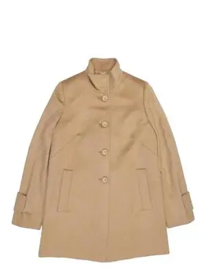 Max Mara Single-breasted Coat With Stand Collar - No