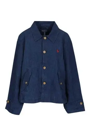 Polo Ralph Lauren Delavé Linen Single-breasted Jacket - Blue