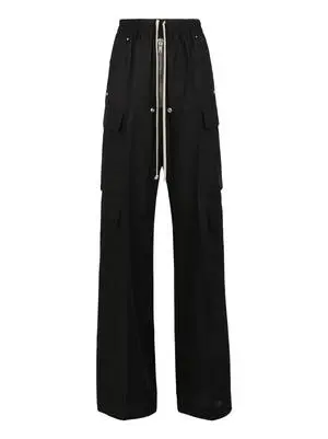 Rick Owens Wide-leg Cargo Pants - Black