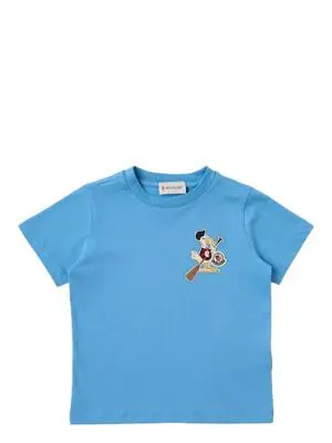 MONCLER Moncler Cotton T-Shirt With Mon Duck Logo
