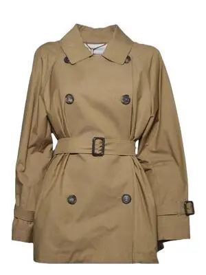 Max Mara Belted Double-breasted Trench Coat - Brown