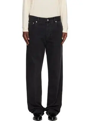 Studio Nicholson Belt Loop Jeans - Black