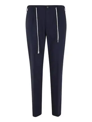 ELEVENTY Eleventy Drawstring Tapered Leg Trousers