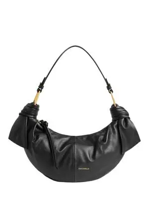 COCCINELLE Furoshiki Knot Detailed Small Shoulder Bag - Black
