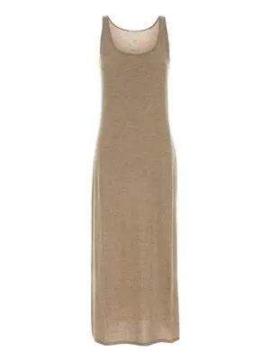 THE ROW Sleeveless Maxi Dress - Dun