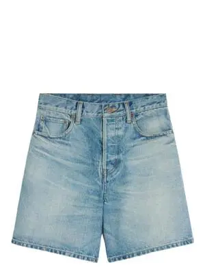 CELINE Celine Cotton Denim Shorts