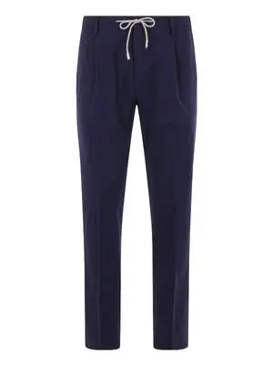 Eleventy Drawstring Casual Pants - Black