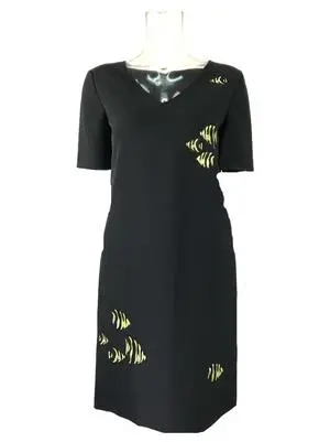 MOSCHINO Moschino Black Logo Dress