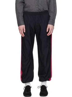 Gimaguas Elastic Waist Casual Pants - Black