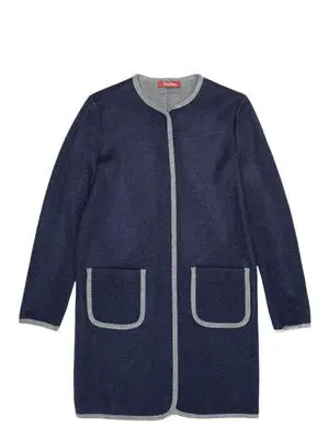Max Mara Long Sleeved Coat - Blue