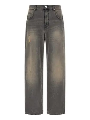 Séfr Mass Wide-leg Jeans - Black