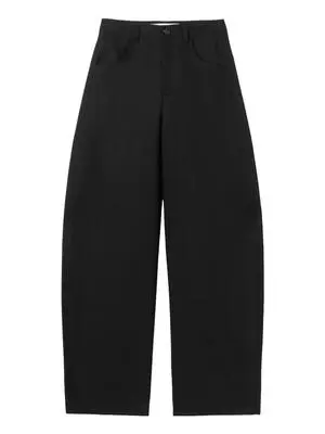 Séfr Belted Casual Pants - Black