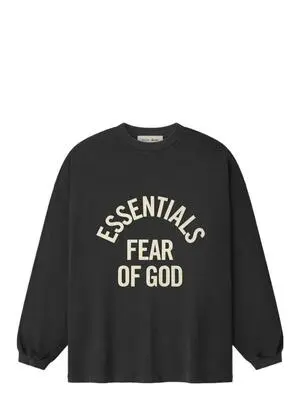 Fear Of God Campus 90s Long Sleeve T-shirt - Faded Black