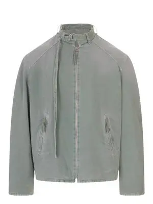 Marni High Collar Zip-up Jacket - Gray