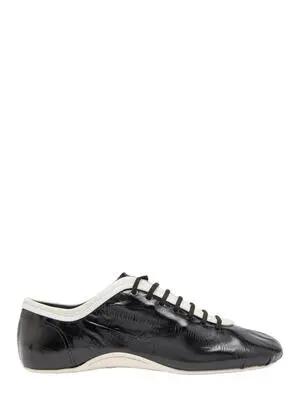 Dries Van Noten Color-blocked Lace-up Sneakers - Black