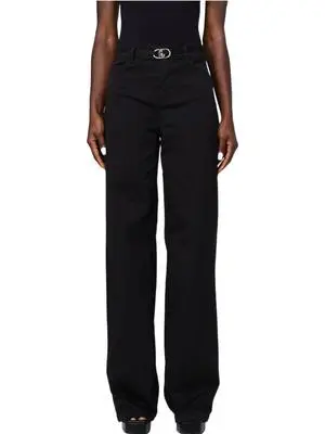 Liu Jo High-waisted Straight Leg Jeans - Black
