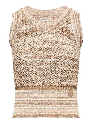 MONCLER Moncler Striped Knit Tank Top