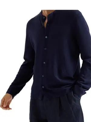 Brunello Cucinelli Button Cardigan - Black