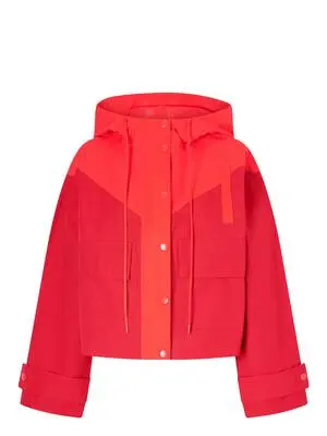 Staud Alta Hooded Jacket - Red