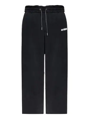 MISBHV Logo Lace-up Track Pants - Black