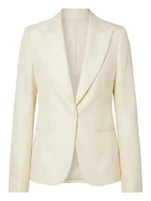 Gucci Gucci Fine Silk Faille Blazer Light Yellow