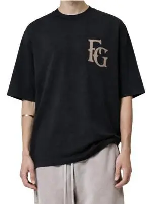 Fear Of God Logo-print Short-sleeve T-shirt - Black