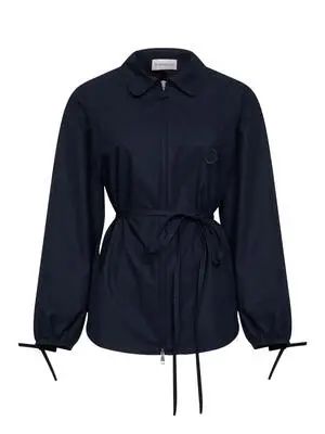 MONCLER Moncler Logo Patch Zipped Shirt Jacket