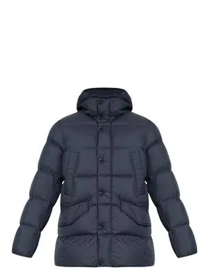 Woolrich Hooded Puffer Jacket - Navy Blue