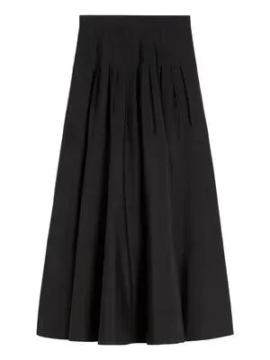 Max Mara Opera Pleated Maxi Skirt - Black