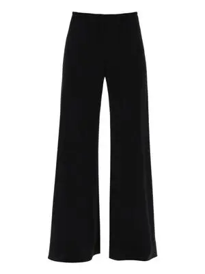 THE ROW Gala Wide-leg Trousers - Black
