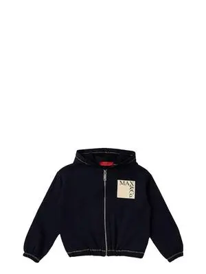 MAXCO. Max&co. Cotton Zip-up Hoodie - Black