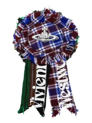 VIVIENNE WESTWOOD Rosette Orb Tartan Charm - Multicolor